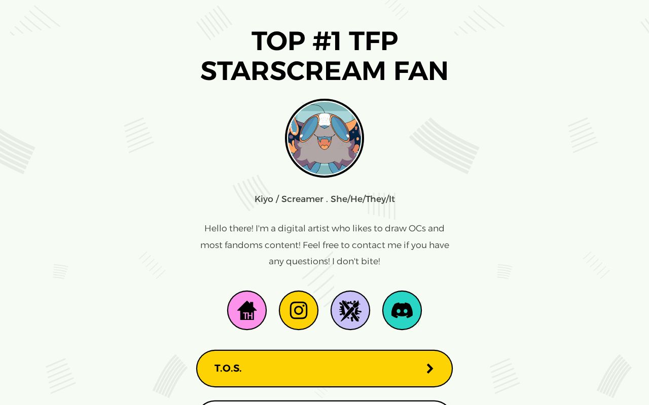 Kiyo/Screamer's Carrd